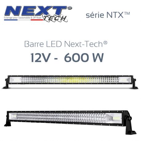 Barre LED 1050mm pour 4x4 et camion 600W 12v / 24v Next-Tech